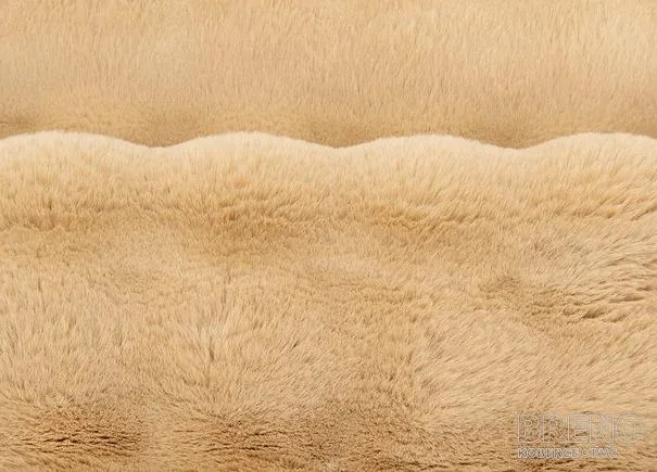 Breno Kusový koberec BUBBLE RABBIT light brown, 60x110 cm, Hnědá