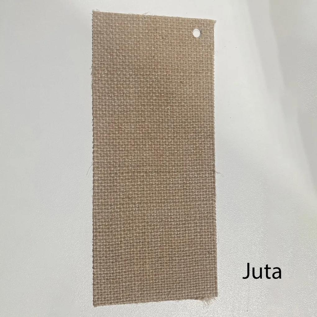 Stropní textilní kruhové svítidlo Rondo Dekor: Juta, Průměr: 600 mm
