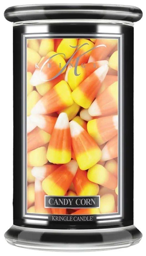 Kringle Candle svíčka Halloween Candy Corn (sójový vosk), 623 g