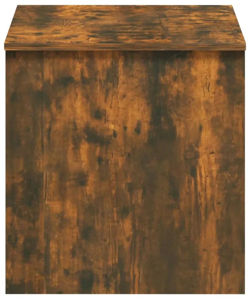 Konferenční stolek kouřový dub 102x50,5x52,5cm kompozitní dřevo - Default Title