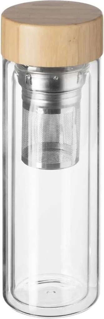 Čajovar, sklo a bambus, 400 ml