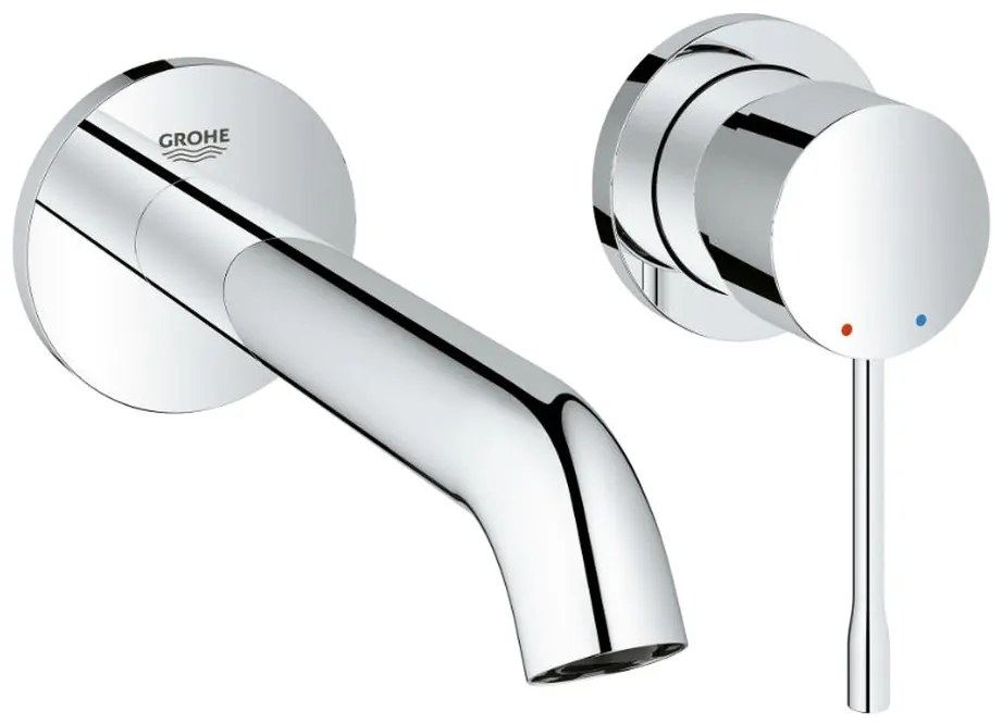 Grohe Essence - páková podomítková umyvadlová baterie dvouotvorová, chrom 19408001