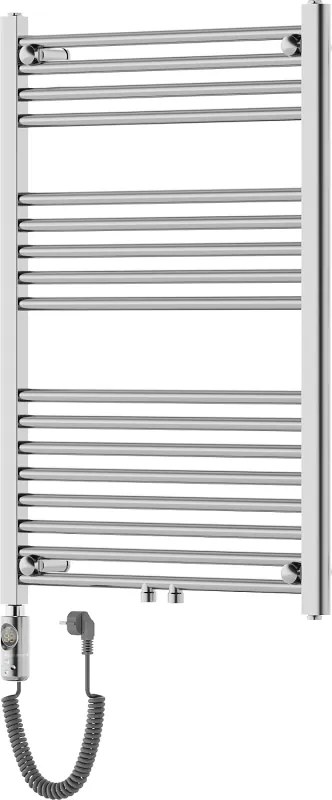 Mexen Mars, elektrické topné těleso 900x600 mm + topná tyč 300 W, chromová, W110-0900-600-2300-01