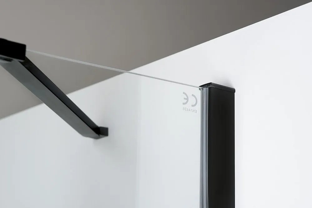 Polysan Polysan, Zoom Line Black obdélníková sprchová zástěna 1300x800mm L/P varianta, ZL1313BZL3280B