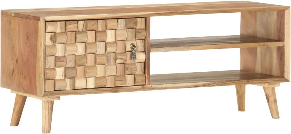 TV stolek - masivní akciové dřevo | 100x35x40 cm