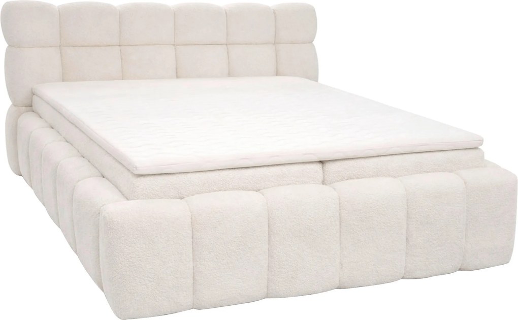 XXXLutz ČALOUNĚNÁ POSTEL, 180/200 cm, béžová Moderano - Postele s úložným prostorem - 000504002301