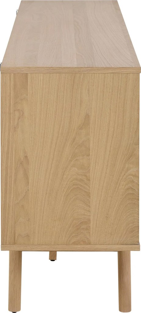 Komoda Marte 180 cm dub bělený