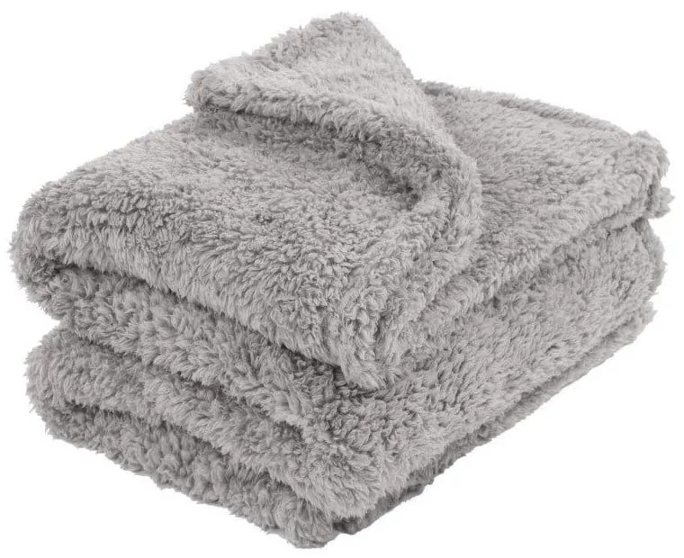 Plyšová deka v barvě taupe Tiseco Home Studio Teddy, 130 x 170 cm