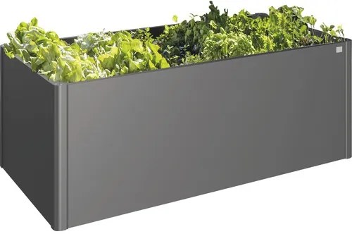 Biohort Květináč  - zeleninový záhon Plantbox Barva: Tmavošedá metalická, Velikost: L2x1 201x201x77 cm