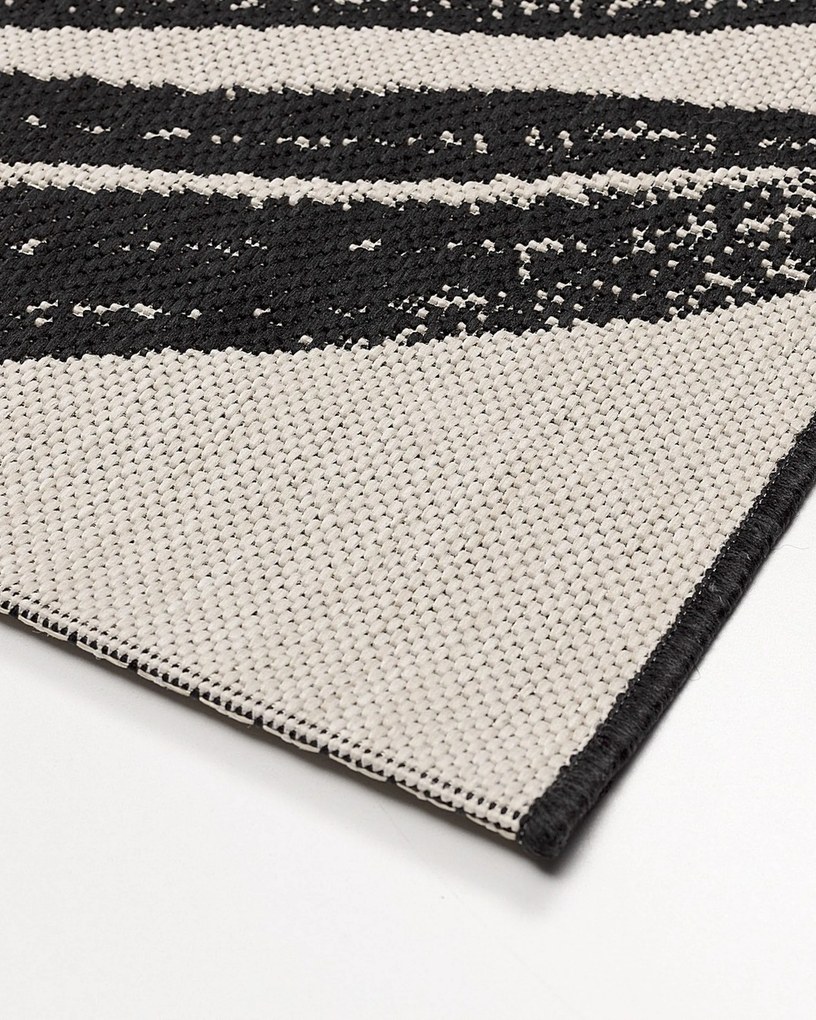 Koberec Lineo beige/black 120x170 cm