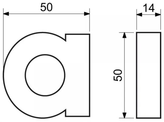 Domovní číslo "A", RN.100LV, strukturované