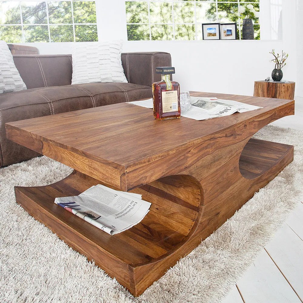 Massive home | Konferenční stolek GOA 120 CM masiv sheesham