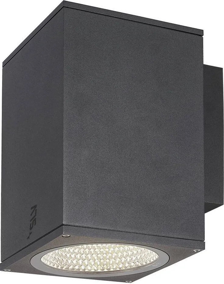 LA 1003437 ENOLA SQUARE L single Outdoor, nástěnné LED svítidlo, antracitové, CCT 3000/4000K - BIG WHITE (SLV)