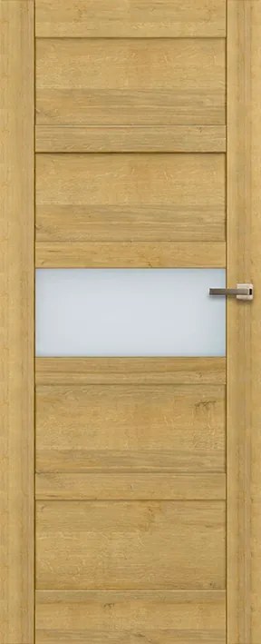 Interiérové dveře vasco doors BRAGA model A Průchozí rozměr: 90 x 197 cm, Orientace dveří: Pravé dveře, Dekor: Dub Viking