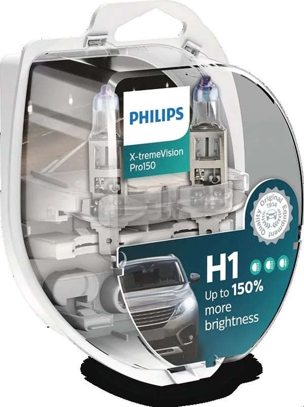 Autožárovka philips h1 x-tremevision pro150 2 ks