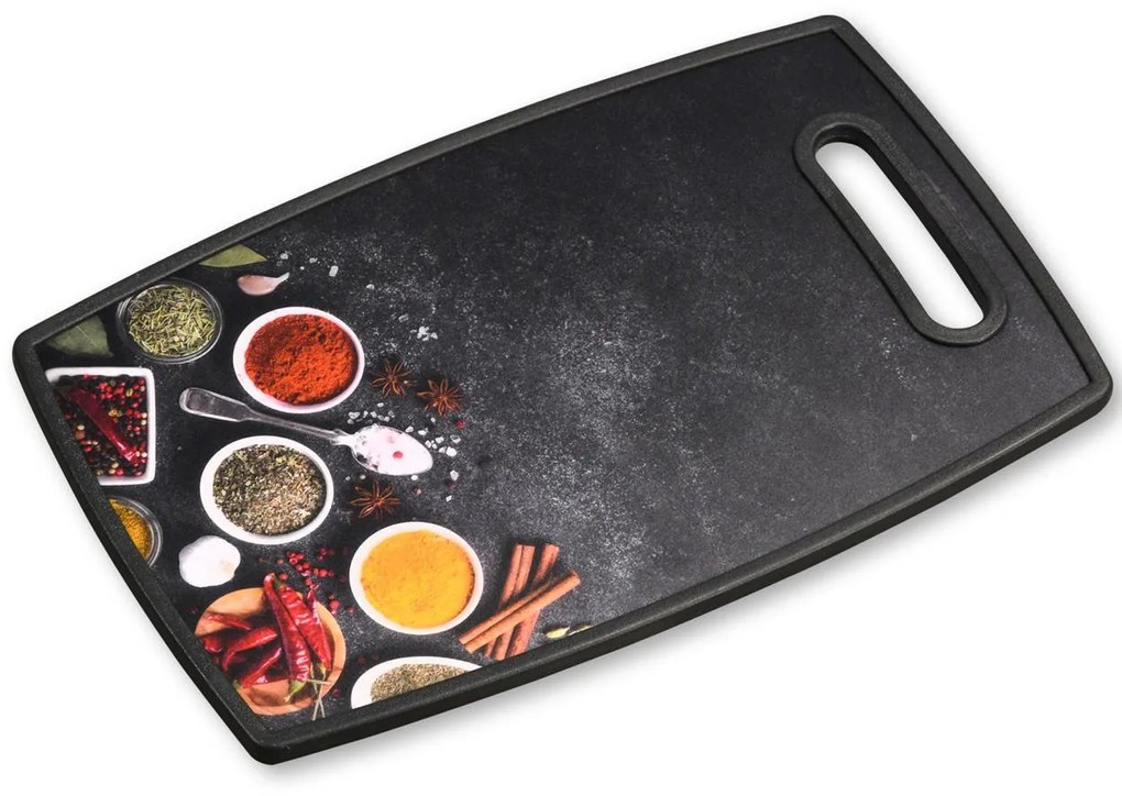 Prkénka na krájení Spices, kombinace barev, 37x23 cm