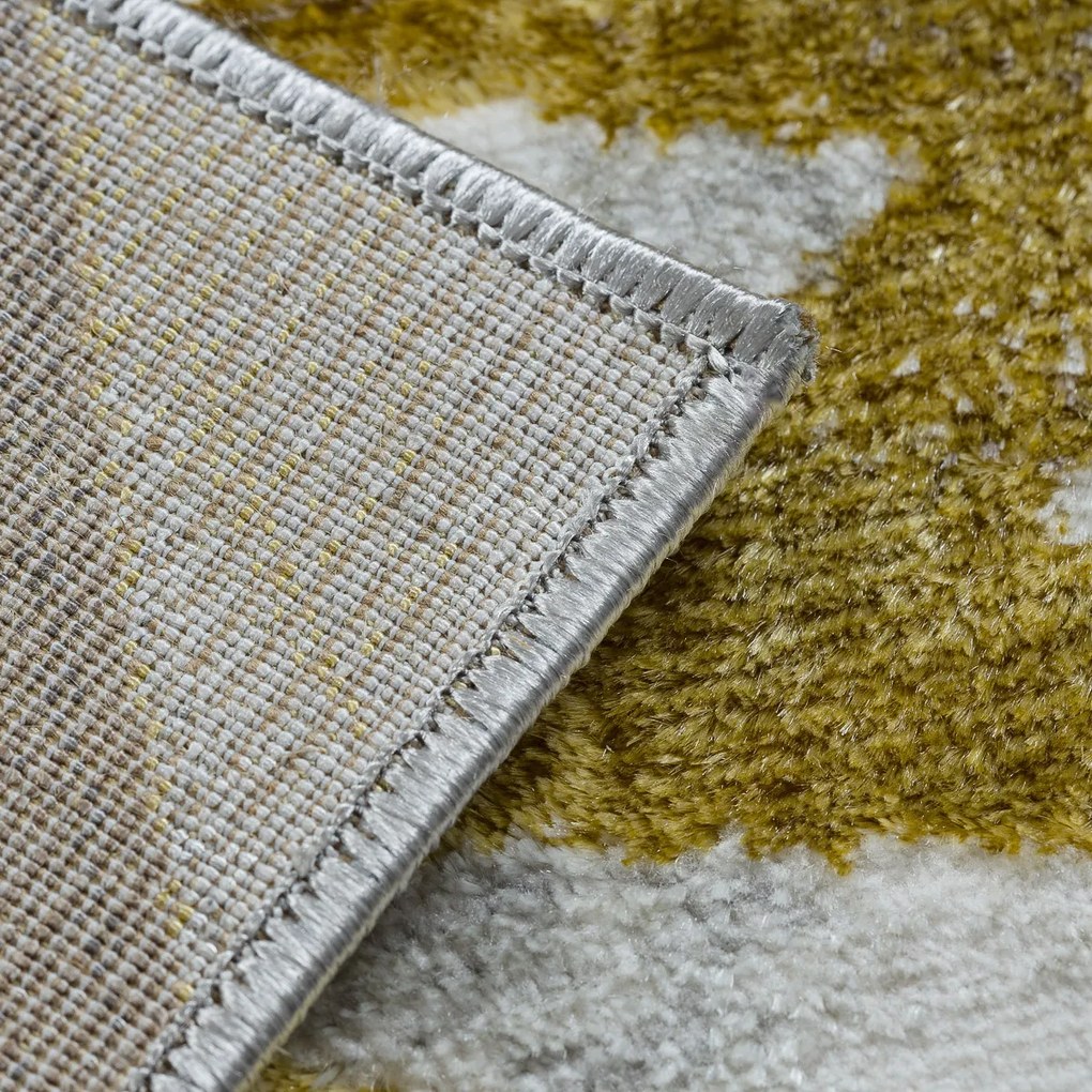 Dywany Łuszczów, Kusový koberec Bliss Z217AZ276 gold/grey, 80x150, šedá, kancelář