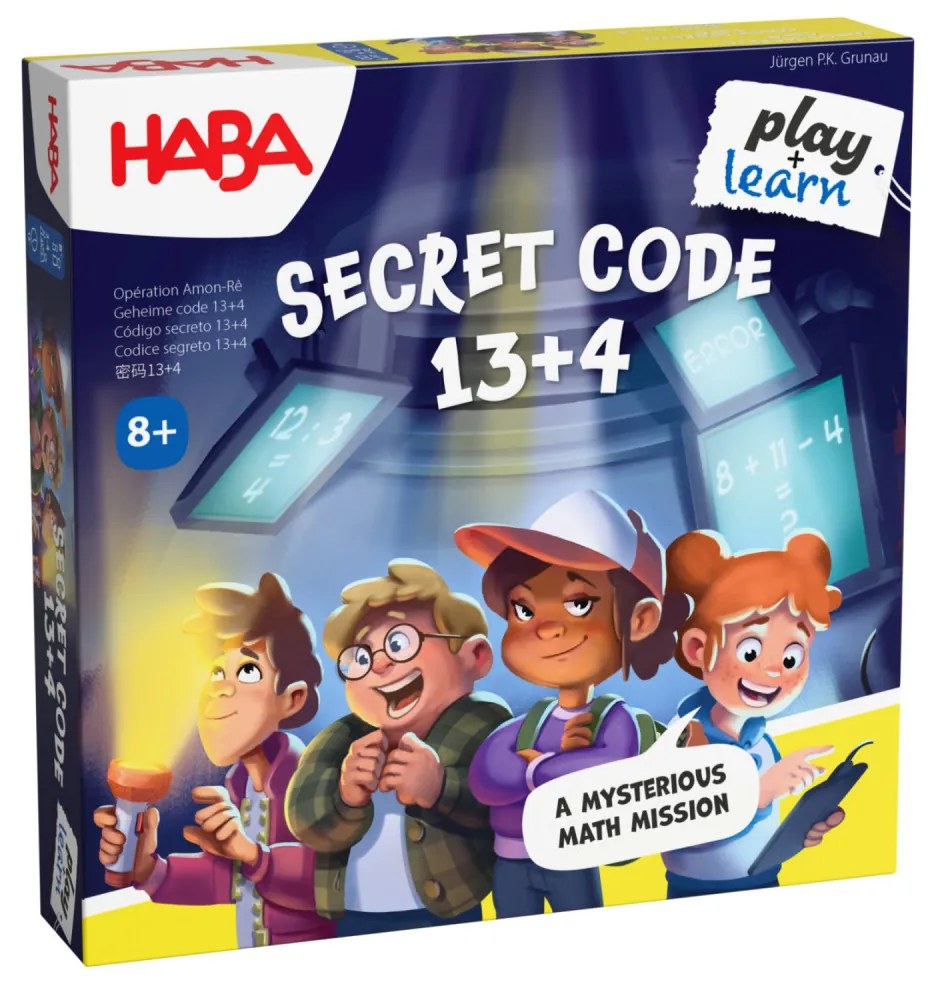 Haba Společenská hra Play&Learn Tajný kód 13+4