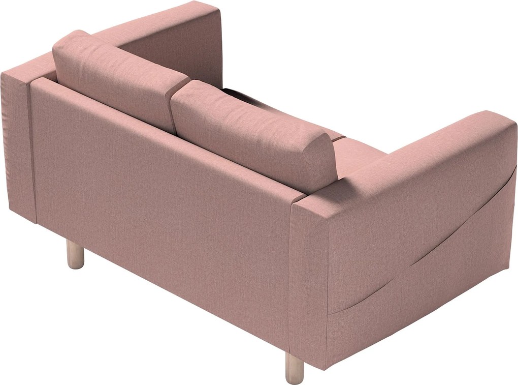 Potah na pohovku IKEA Norsborg 2-místná barva růžová látka pletený vzor