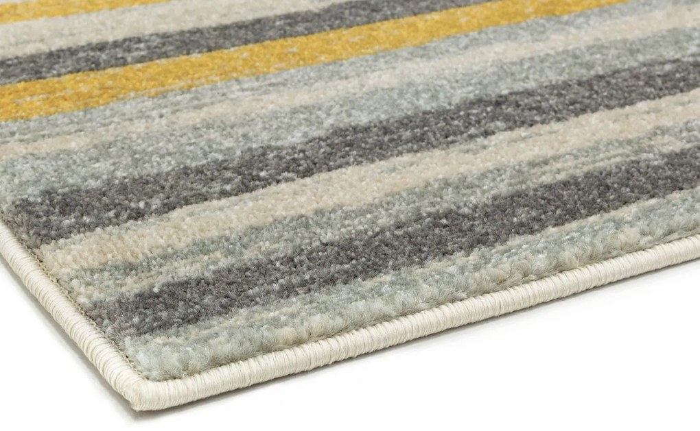 Žlutý koberec Dickinson Stripe Mustard Rozměry: 120x170 cm