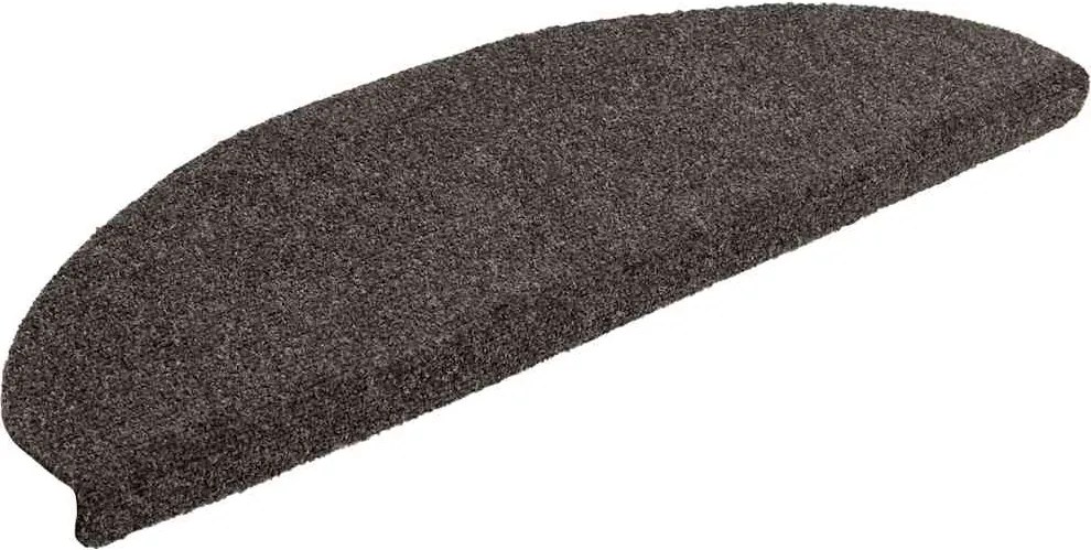 Schodové rohože samolepicí 30 ks 65 x 21 x 4 cm antracitové, půlkulaté, velké 3365663