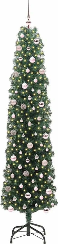 Umělý vánoční stromeček Zelená 240 cm PVC, ocel a plast 3394971