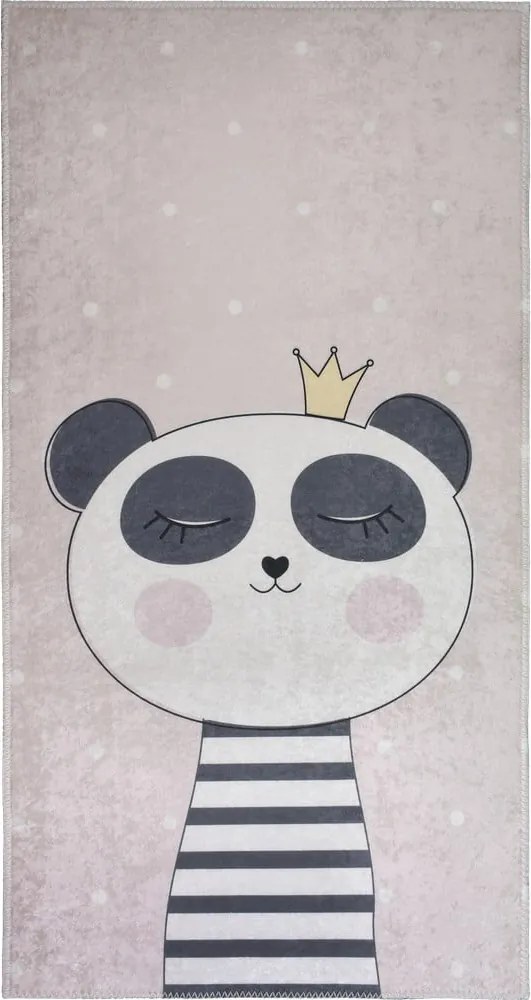 Světle růžový dětský koberec 120x180 cm Princess Panda – Vitaus