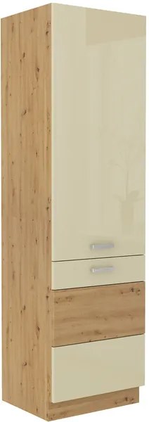 Kuchyňská skříň Artisan 60 DK-210 2F Barva dvířek krém lesk