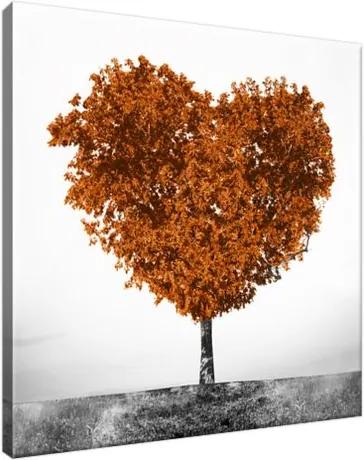 Tištěný obraz Hnědý strom lásky 30x30cm 2563A_1AI