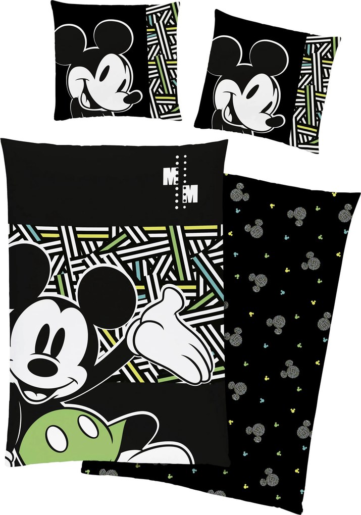XXXLutz POVLEČENÍ PRO MLÁDEŽ, renforcé, černá, 135/200 cm Disney - Online Only povlečení - 006231017901
