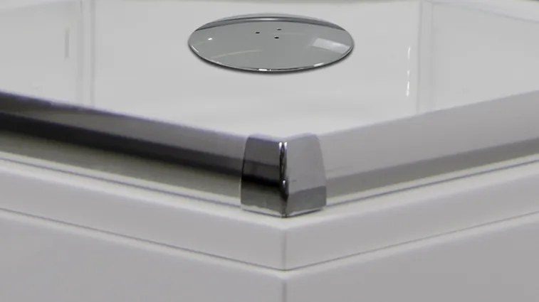 ARTTEC SMARAGD 90 x 90 cm - Parní sprchový box model 8 čiré sklo PAN01288