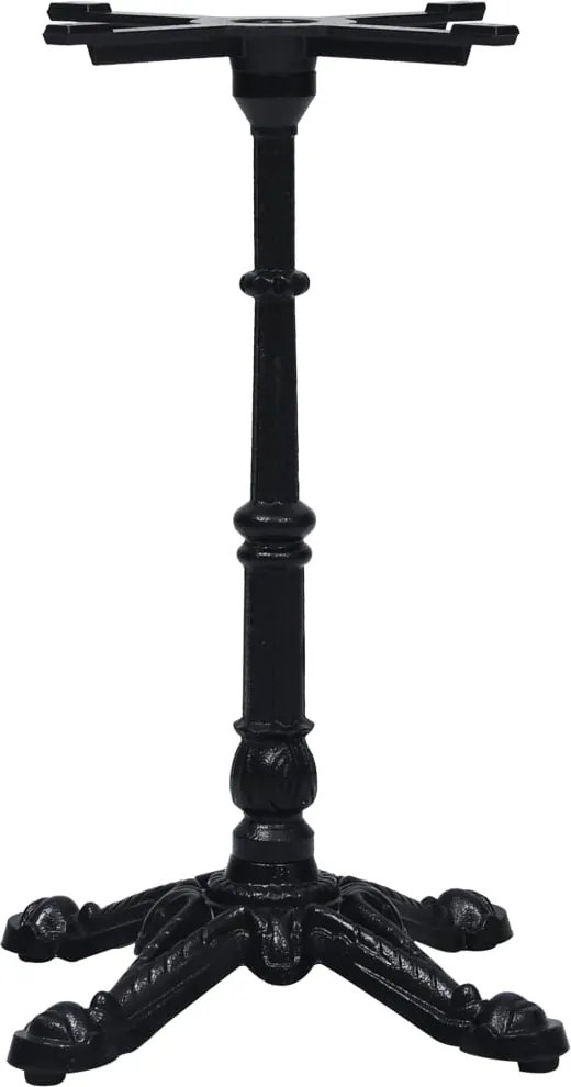 Noha bistro stolu černá 52 x 52 x 72 cm litinová 325433