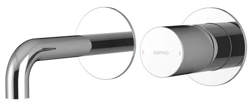 Sapho Sapho, ULTRATAP 2-prvková podomítková umyvadlová baterie, hubice 16cm, chrom, UT118T