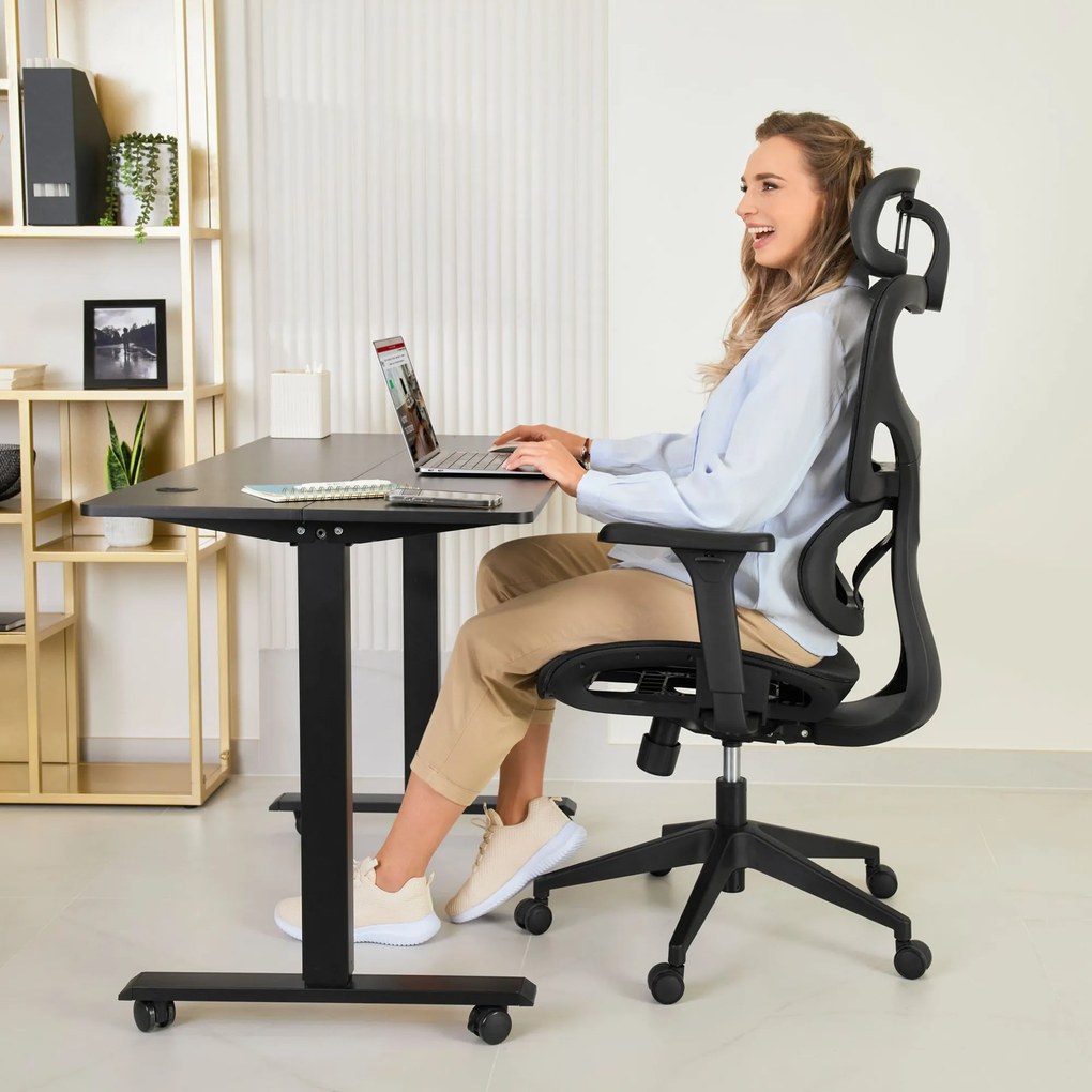 Ergonomické křeslo Vataro – Černé