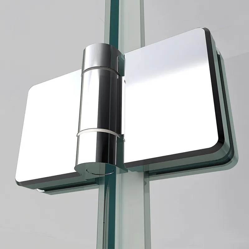 BPS-koupelny Čtvercový sprchový kout ZES KZ20C 90x90 chrom/transparent - bez vaničky