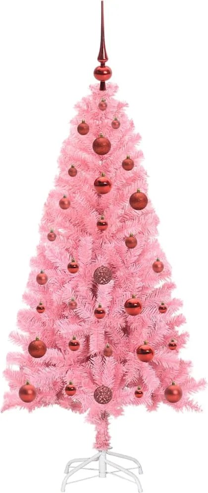 Vánoční stromeček Růžová 120 cm PVC 3396407
