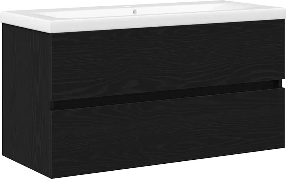 Skříňka pod umyvadlo Černý dub 90 x 39 x 62 cm Kompozitní dřevo 3333146