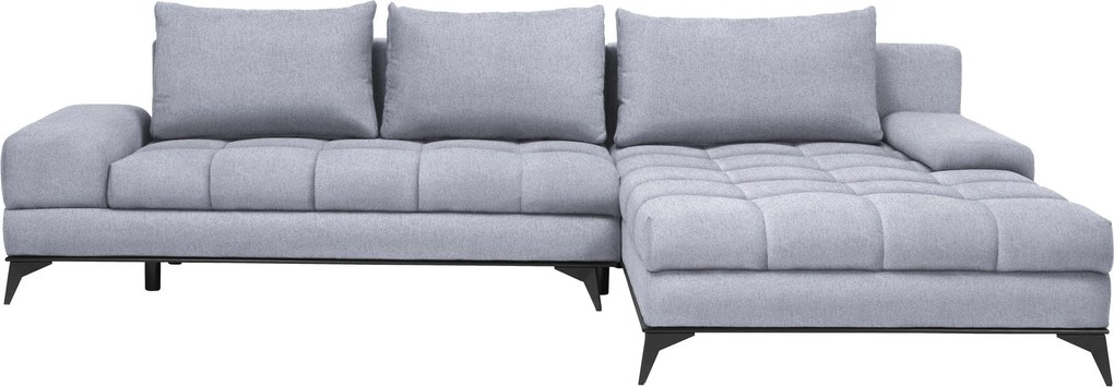 XXXLutz ROHOVÁ SEDAČKA, textil, světle šedá Carryhome - Sedací soupravy - 000553008719