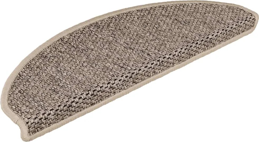 Samolepicí rohože na schody Sisal-Look 30 ks Tmavě béžová 3365878