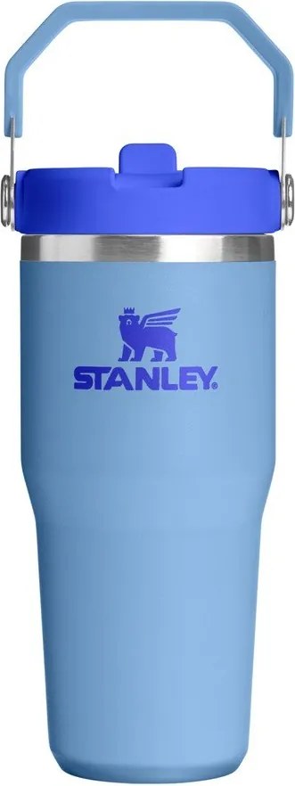 Modrá termoska z nerezové oceli 410 ml IceFlow™ Flip Straw 2.0 Tumbler Blue Sky – Stanley