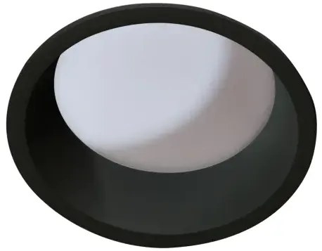 LED svítidlo Aida R16W do sádrokartonu černá