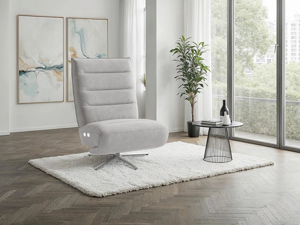 XXXLutz RELAXAČNÍ KŘESLO, textil, barvy stříbra Sit & More - Online Only křesla & taburety - 000144038007