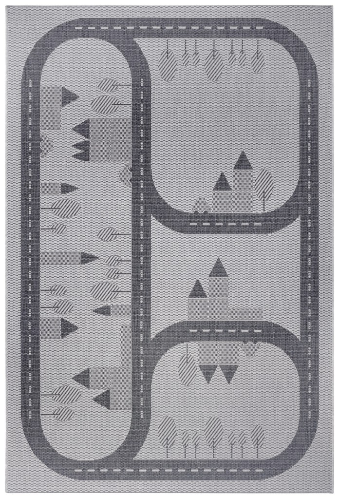 Hanse Home Collection koberce Dětský kusový koberec Flatweave Kids Rugs 104878 Grey - 80x150 cm