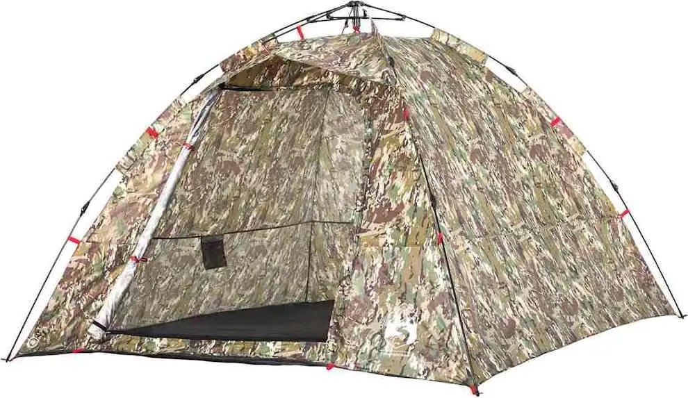 vidaXL Rybářský stan pro 4 osoby rychloupínací [4005327] Barva: Hnědá