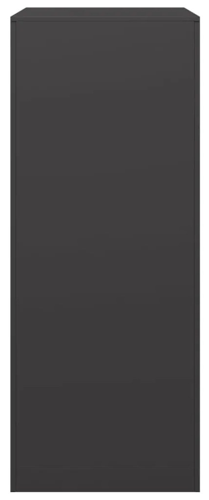 vidaXL Stojan na palivové dřevo černý 60 x 40 x 100 cm ocel