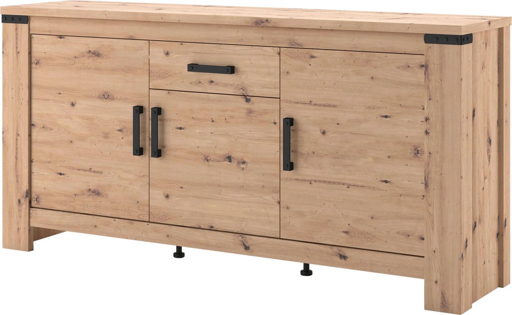 XXXLutz ŠIROKÁ KOMODA, dub artisan, 174/86/43 cm Hom`in - Široké komody - 000552062304