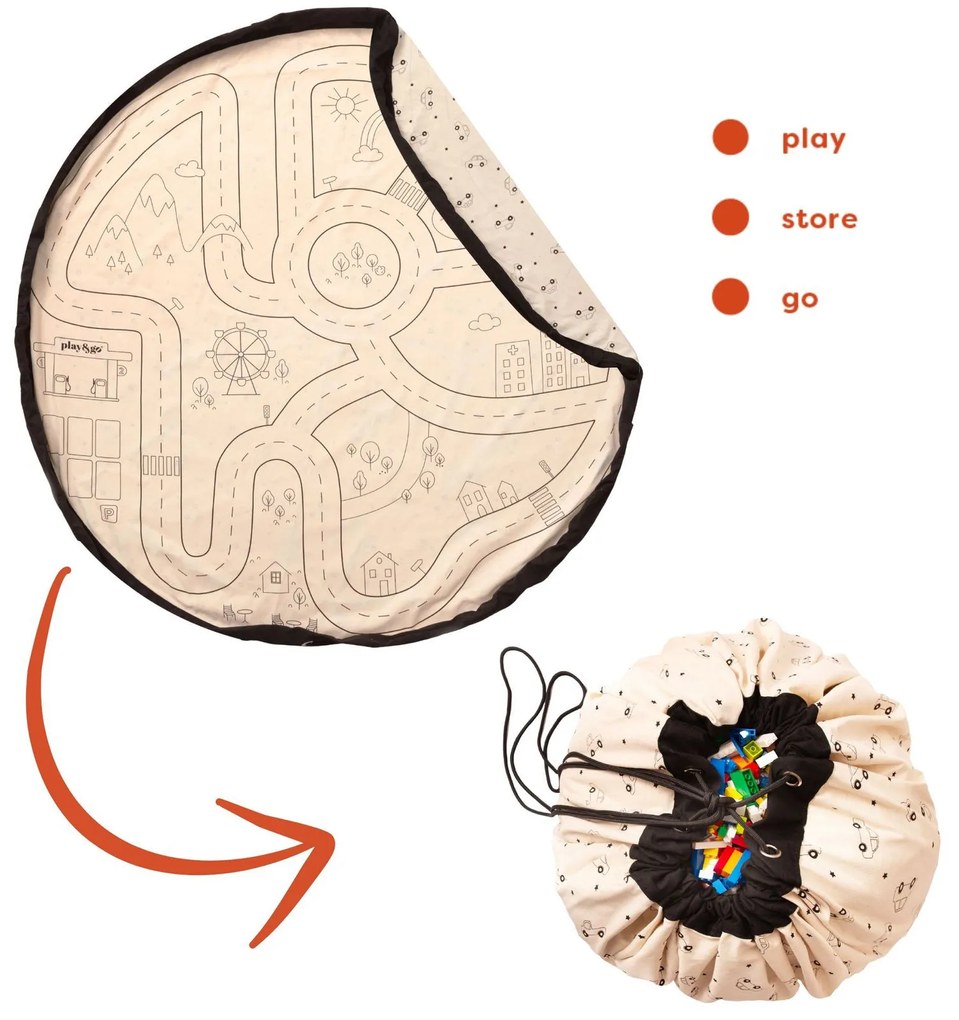 Play&Go Noomad original Vak na hračky Playville