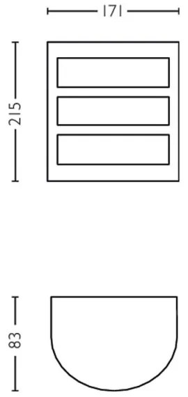 Philips - LED Venkovní nástěnné svítidlo PYTHON LED/6W/230V 2700K IP44