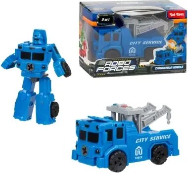 TEDDIES Transformer auto-robot mini / 2v1 hračka / 9 cm / mix barev