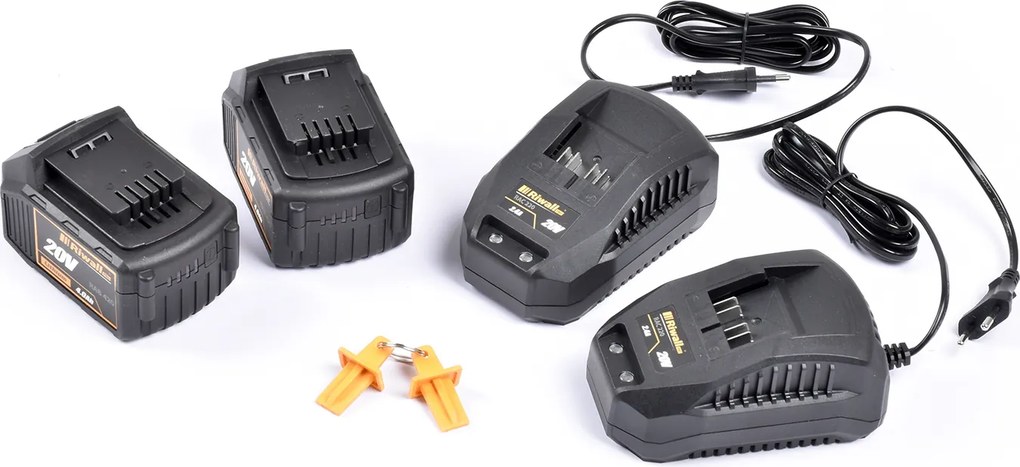 Riwall PRO RALM 3820 20V SET - akumulátorová sekačka (2x 4Ah akumulátor a 2x nabíječka)